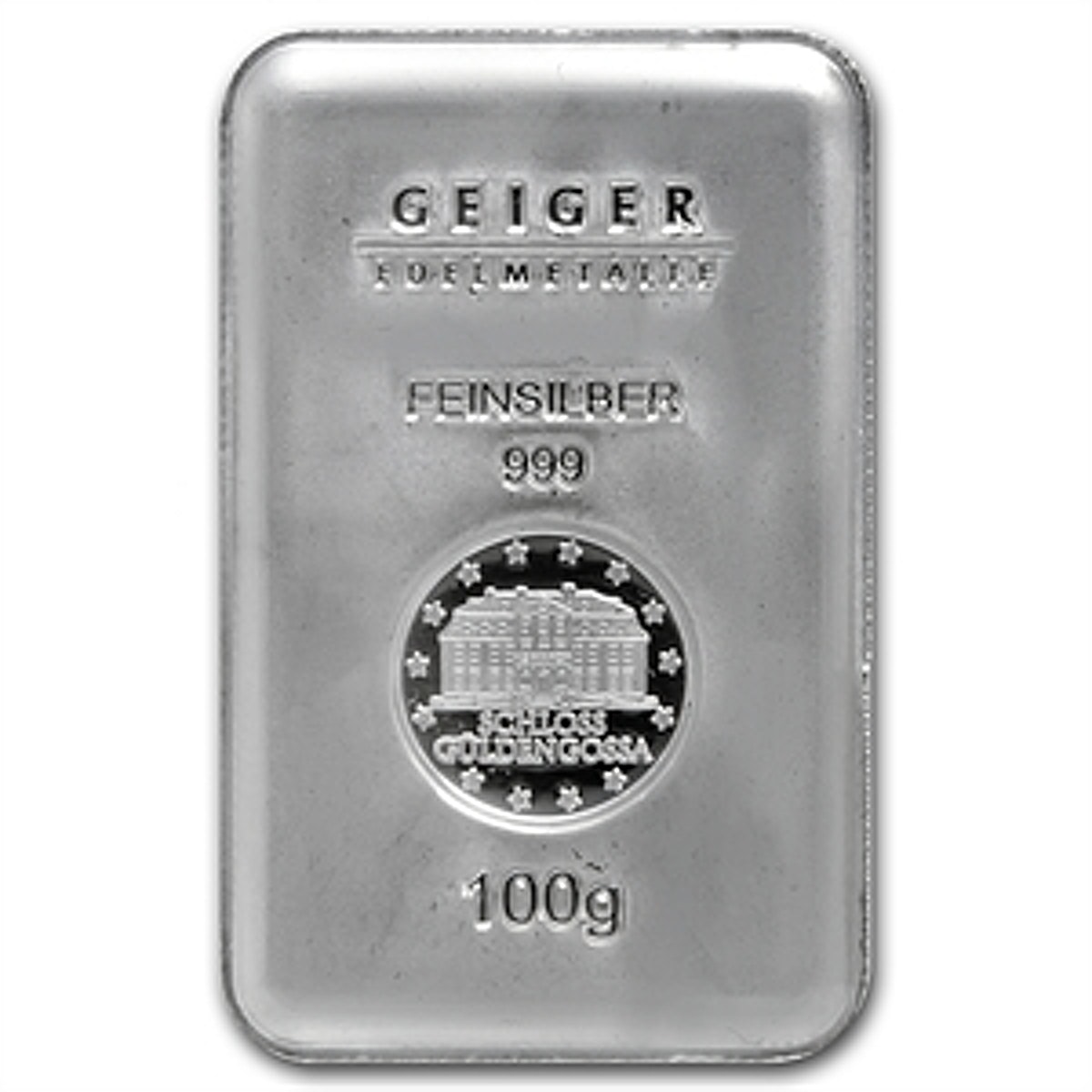 Geiger Edelmetalle Silver Bar - 100 g