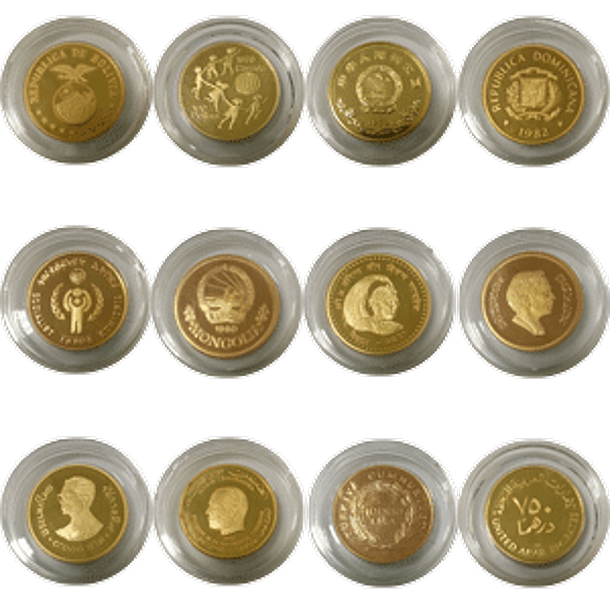 UNICEF Year of the Children Gold Coin Set - 5.8 oz fine gold weight ...