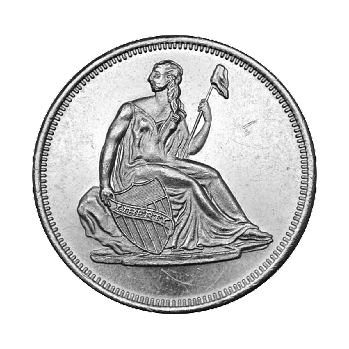 Buy 1 oz Seated Liberty Silver Bullion Round