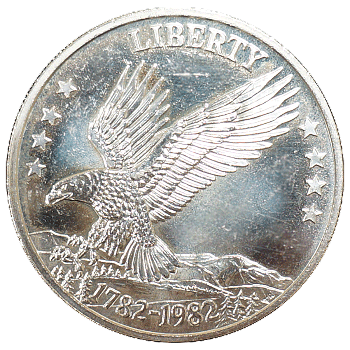 200th Anniversary Of American Eagle Silver Round - 1 oz