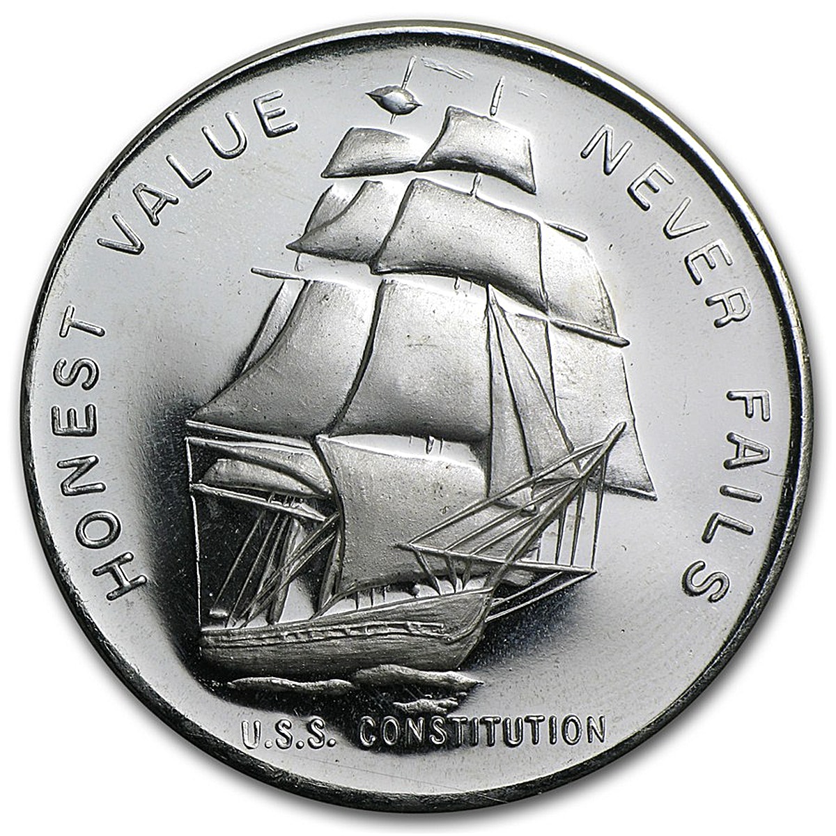 Buy 1 oz USS Constitution Silver Bullion Round