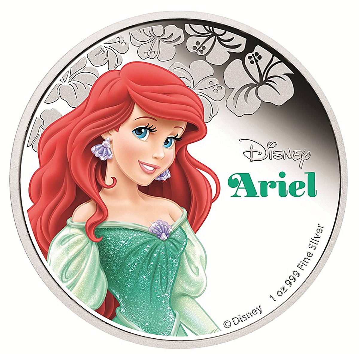 Niue 2015 Silver Disney Princess Ariel - 1 oz