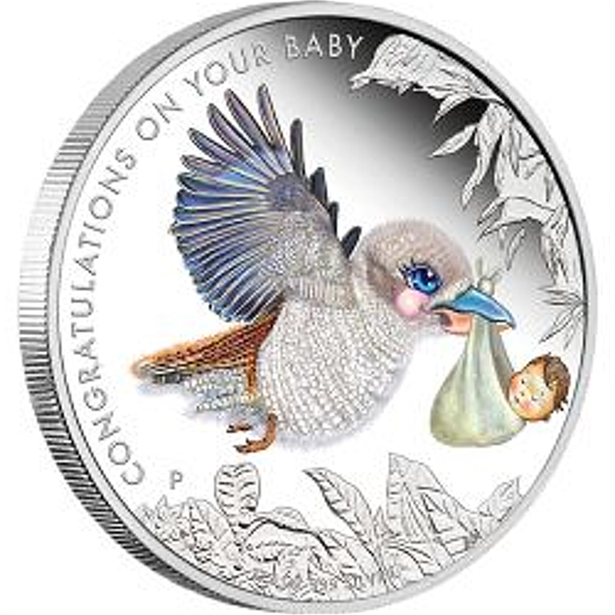 Australia 2015 Silver Newborn Baby Coin - 1/2 oz