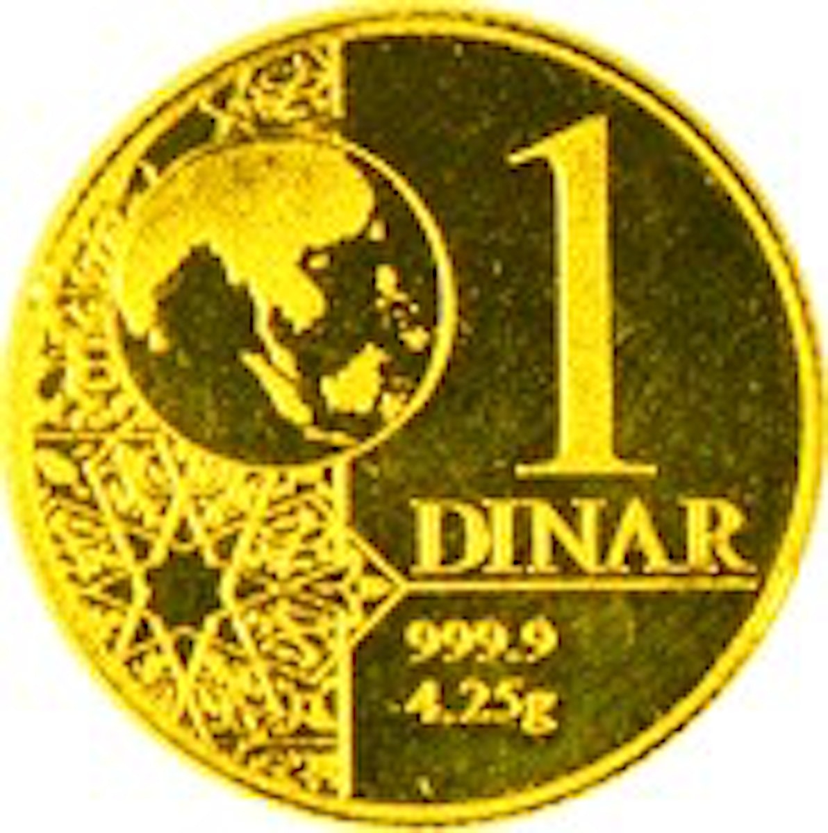 Amethyst Gold Creation 1 Dinar Gold Coin - 4.25 g