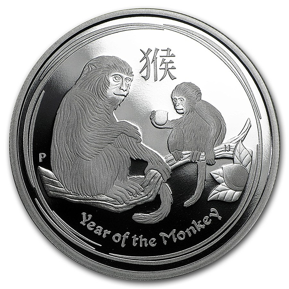 Australian Silver Lunar Series 2016- Year of the Monkey - Proof - 1/2 oz