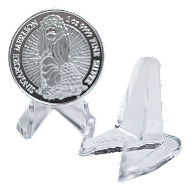 Clear acrylic coin stand