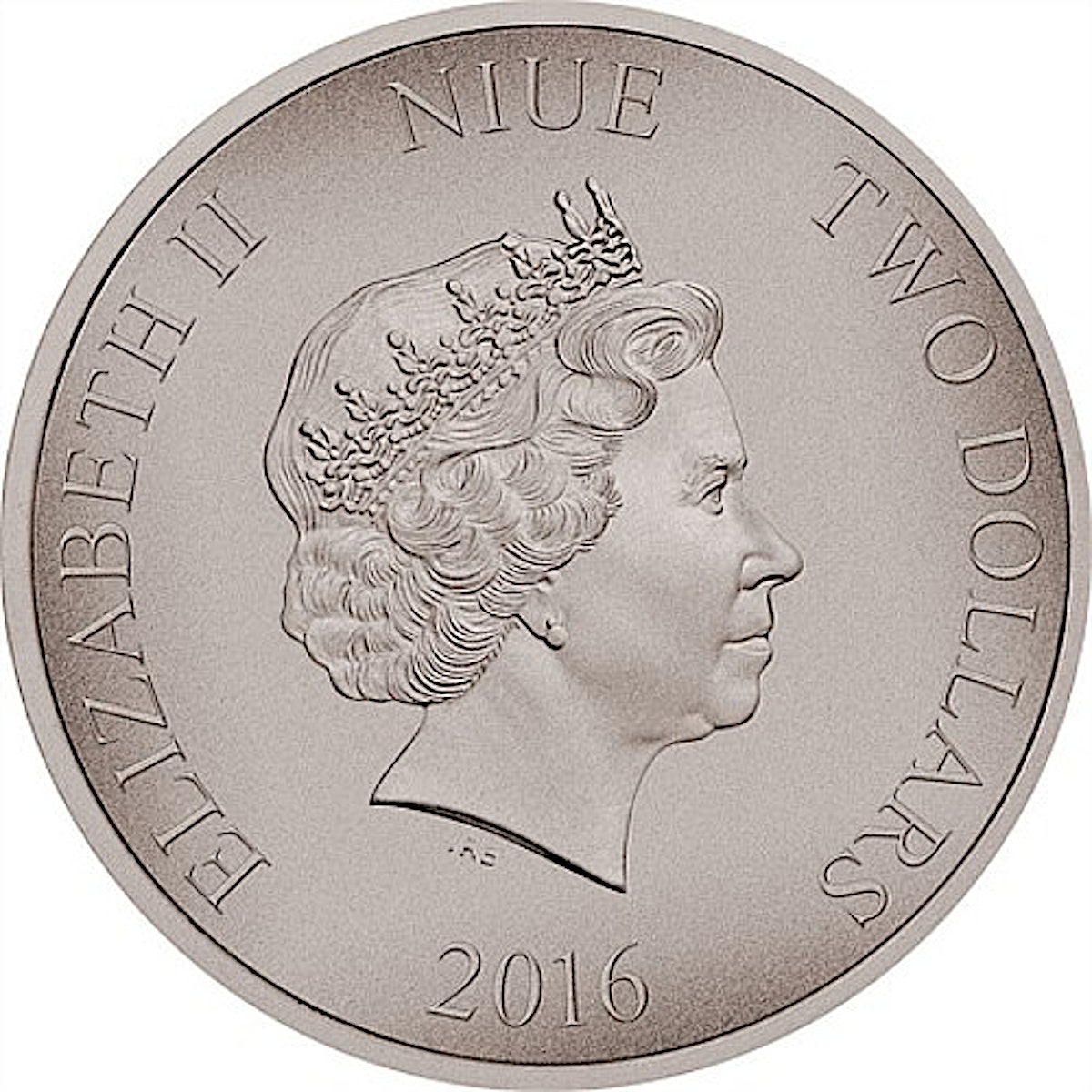 Niue 2016 Silver Warriors of History - Spartan - Antique Finish - 1 oz