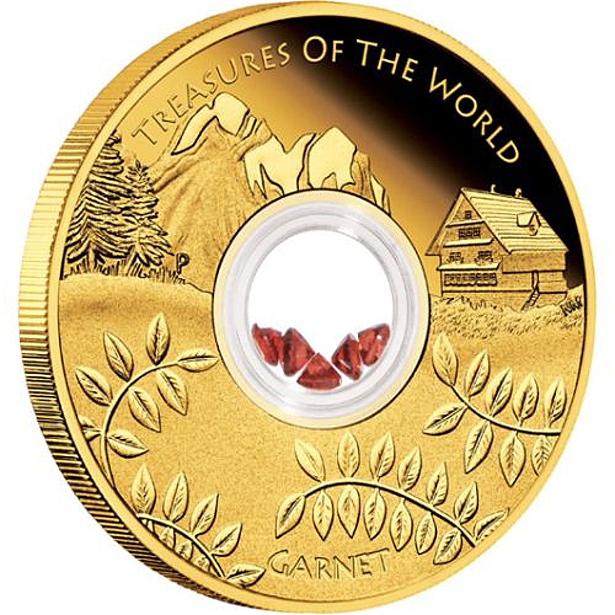 Australian Gold Treasures of the world 2013 - Garnet - 1 oz