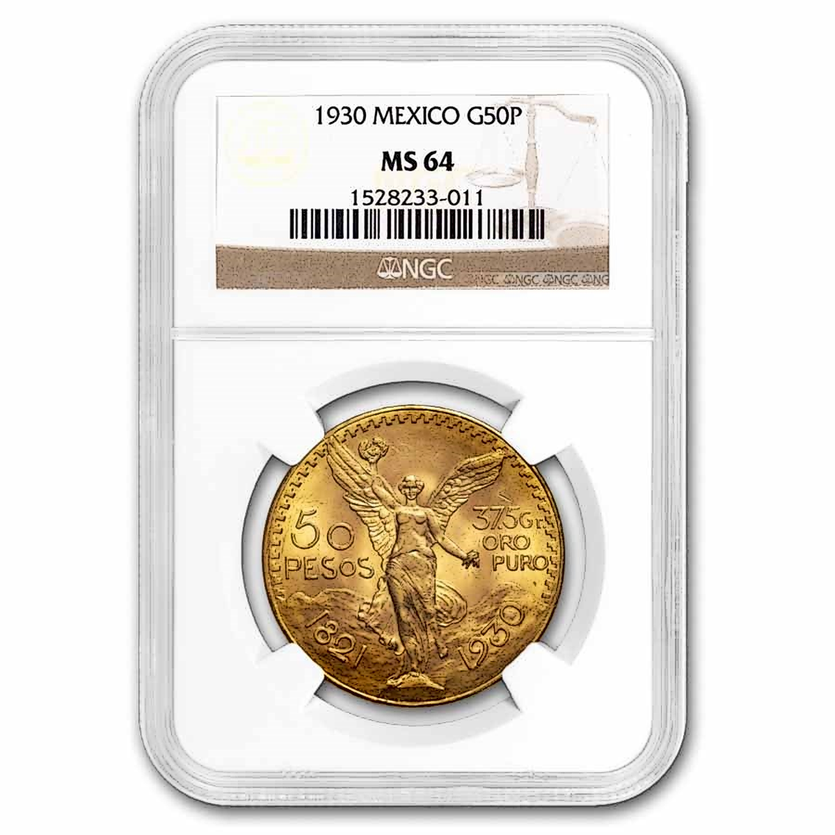 Buy 37.5 Gram Gold Mexican 50 Peso Gold Bullion Coin