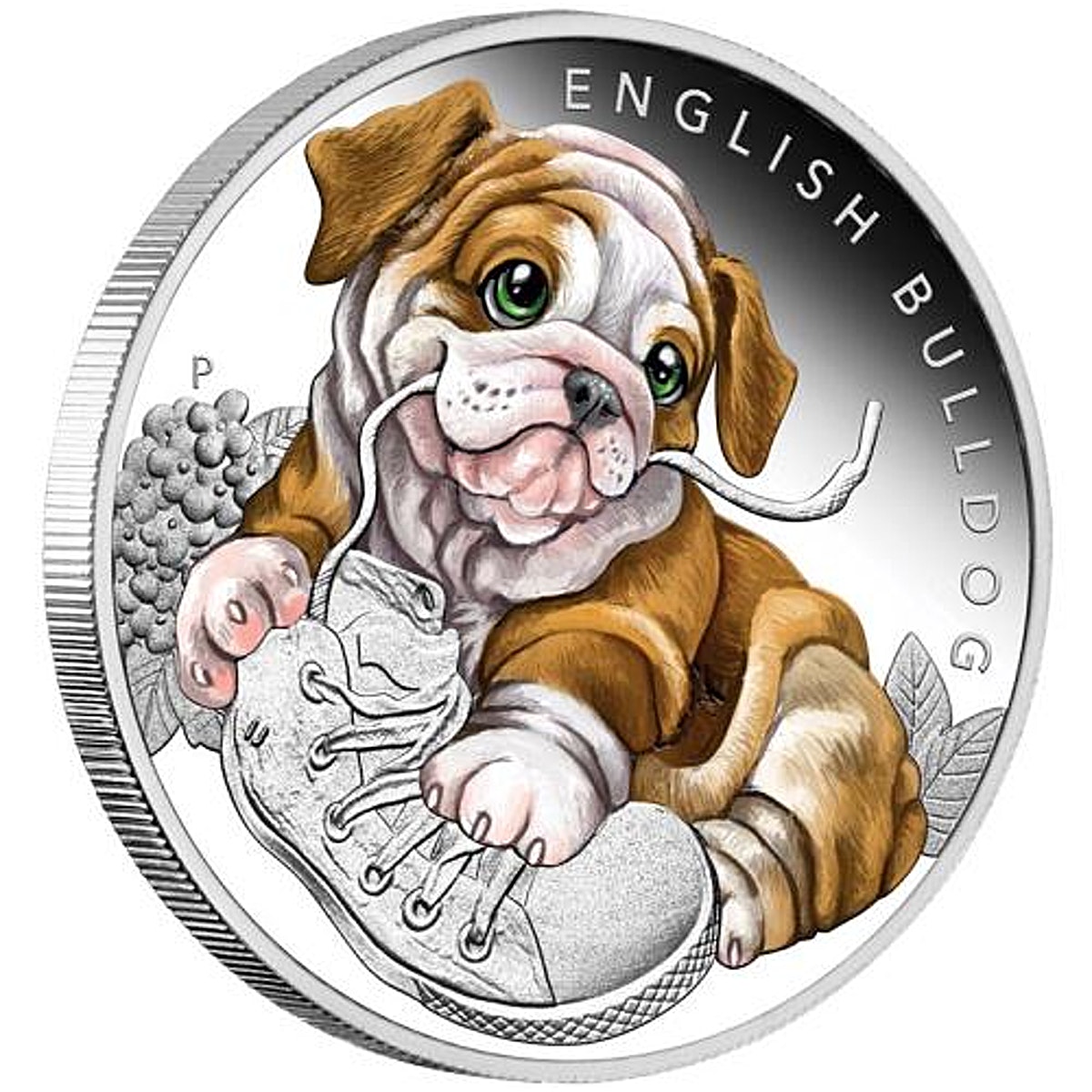 Australia Silver English Bulldog 2018 - 1/2 oz