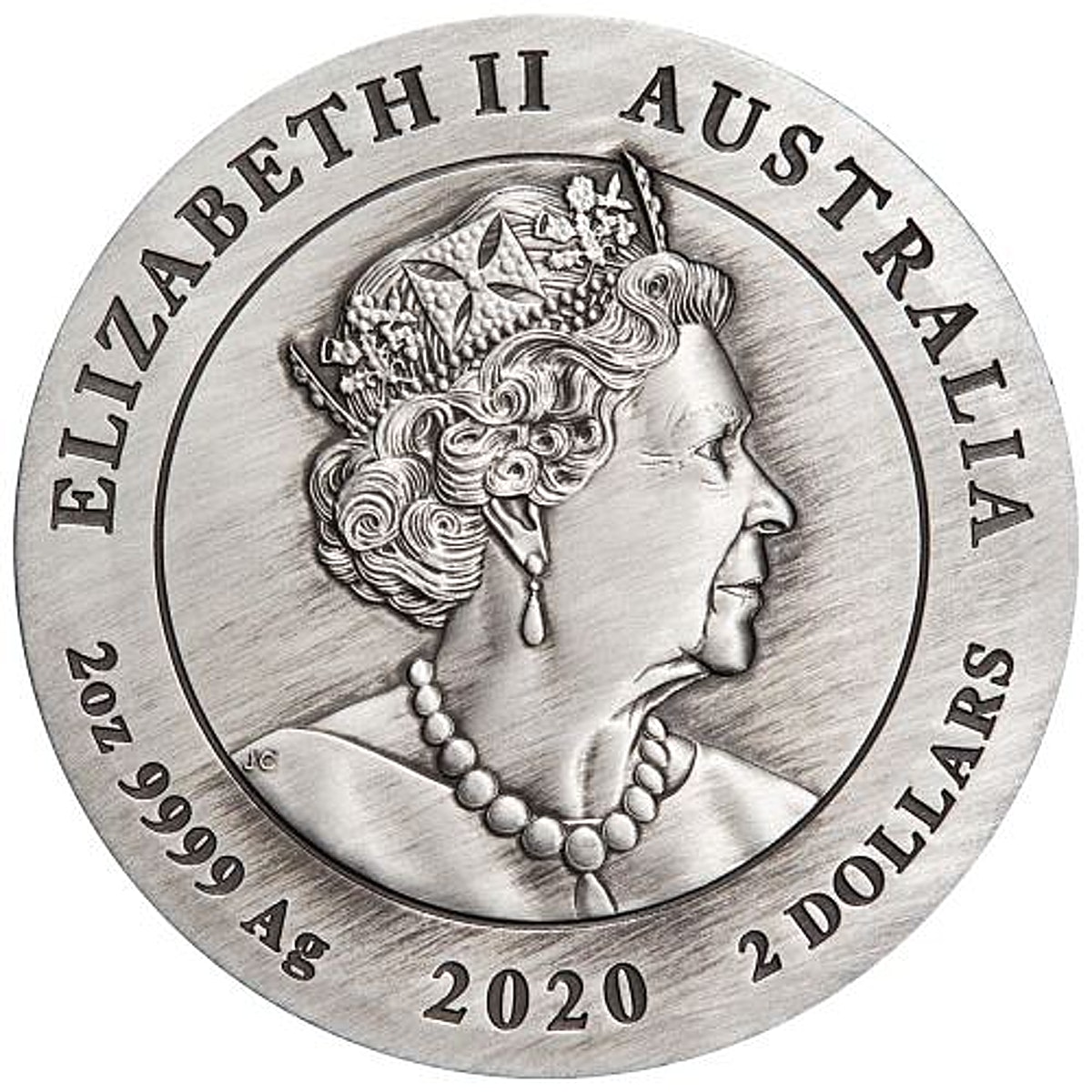 Australia Silver Lunar Series 2020 - Year of the Mouse - Antiqued ...