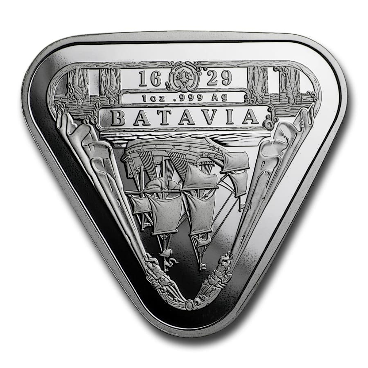 Australian Silver Batavia Shipwreck 2019 - 1 oz