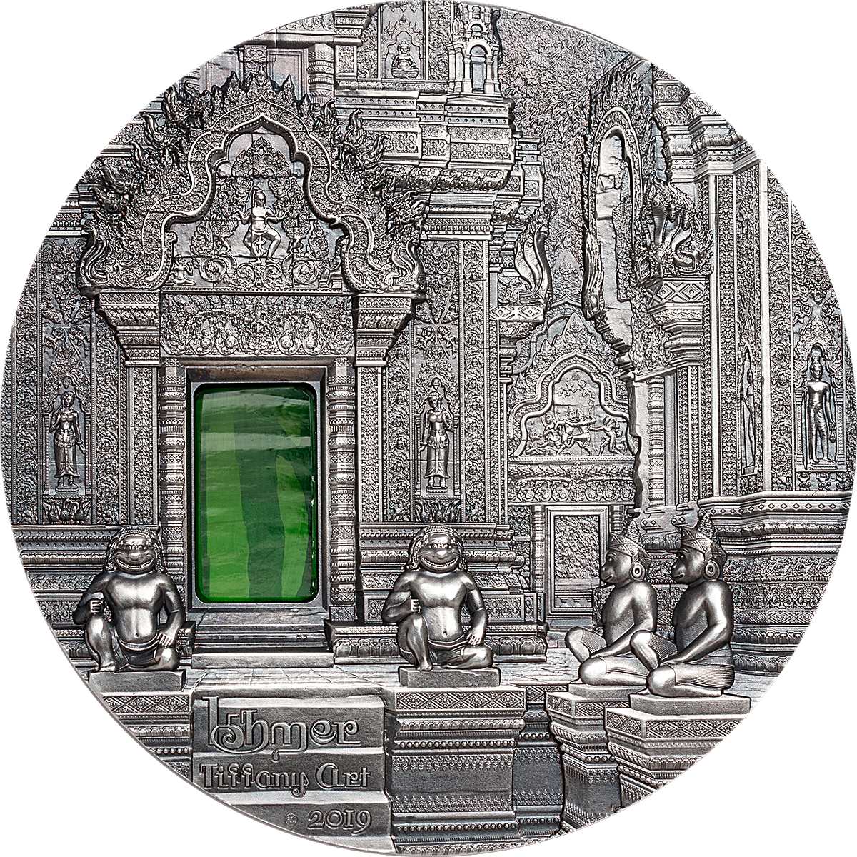 Palau Silver Tiffany 2019 - Angkor Wat - 2 oz