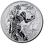 Tuvalu Silver Gods Of Olympus 2020 - Zeus - 1 oz