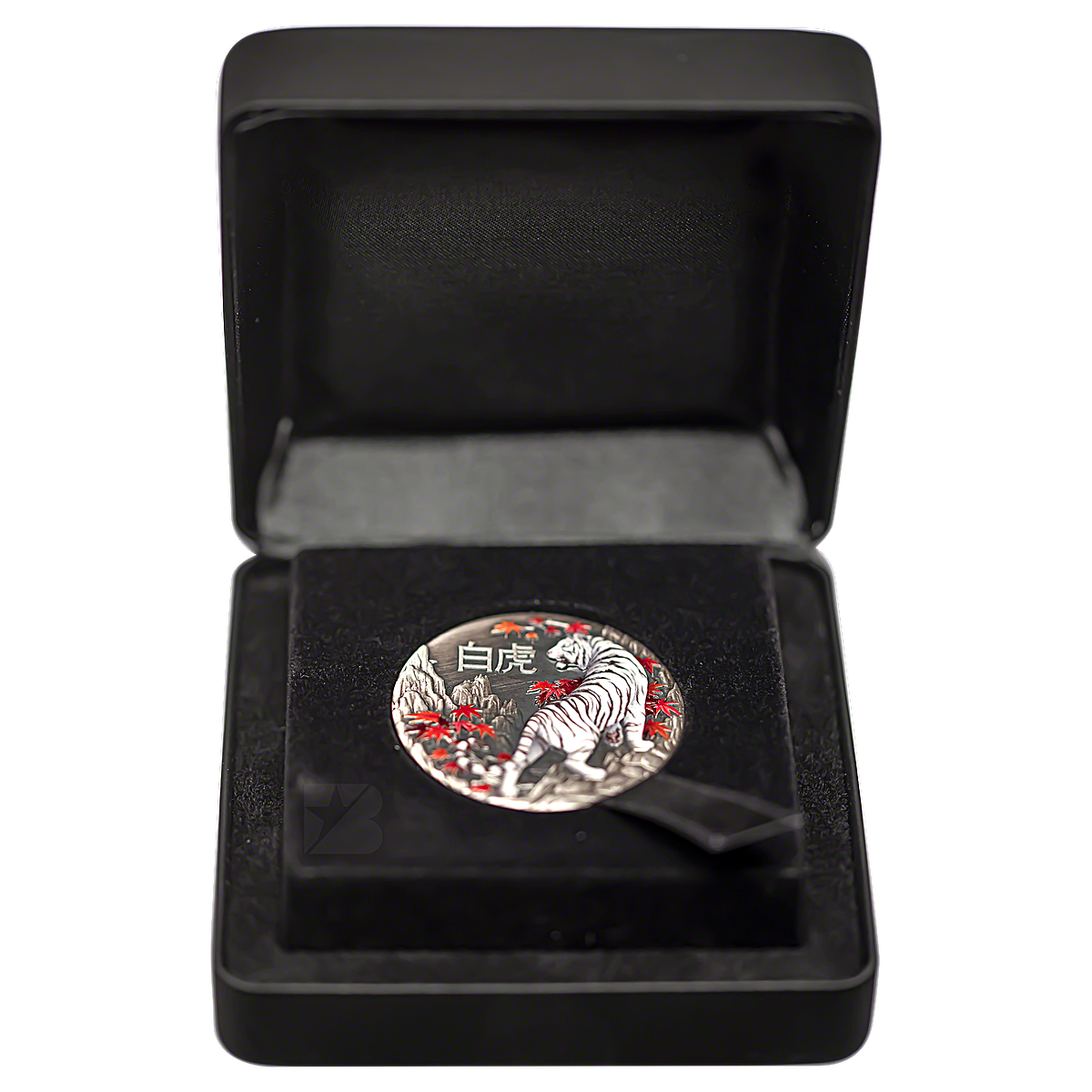 Tuvalu Silver White Tiger 2022 - Antique Finish - 2 oz