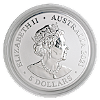 Australian Silver Most Dangerous Series 2021 - Redback Spider - 5 oz