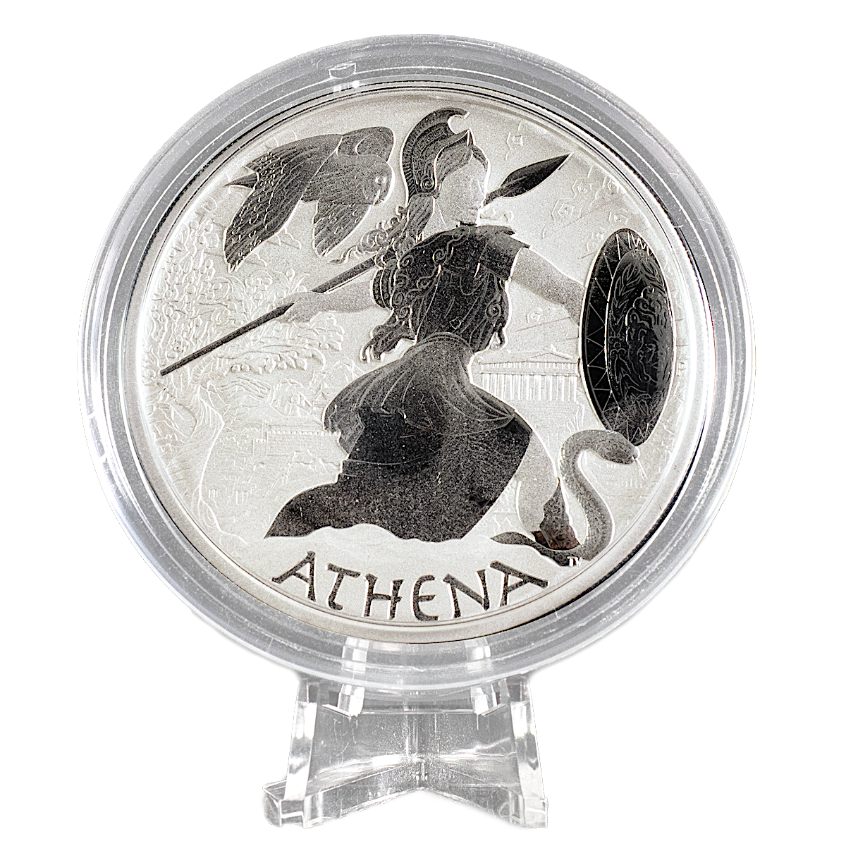 1 pc of 5 oz 2022 Tuvalu Silver Gods of Olympus "Athena" Coin - Total 5 ...