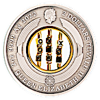 Tuvalu Silver Games Through The Ages 2022 - Antiqued Finish - 2 oz