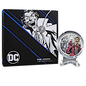 1 pc of 1 oz 2023 Niue Silver DC Villains "The Joker" Coin - Total 1 oz ...