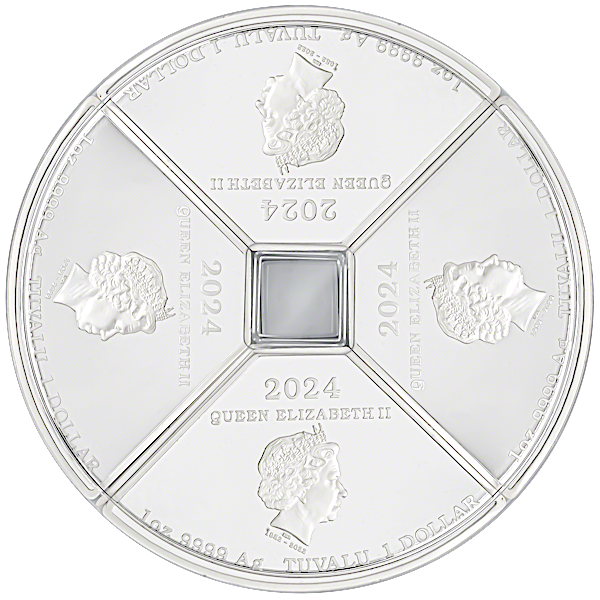 Buy 2024 4 oz Australia Lunar Series "Year of the Dragon" 4 Silver Coin ...