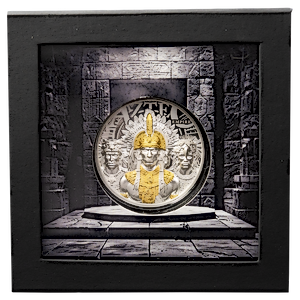 2025 3 oz Cook Islands Silver Legends of the Aztec Empire Coin