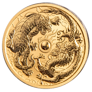 2019 1 oz Australian Gold Dragon and Tiger Coin (Pre-Owned in Good ...