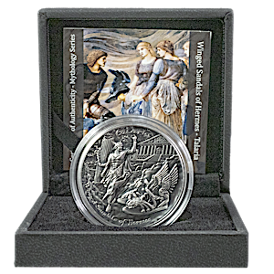 2oz Cook Islands Silver Mythology Series "Winged Sandals of Hermes ...