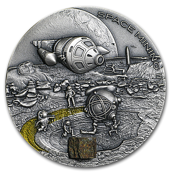 Niue Silver Space Mining 2019 - 1 oz