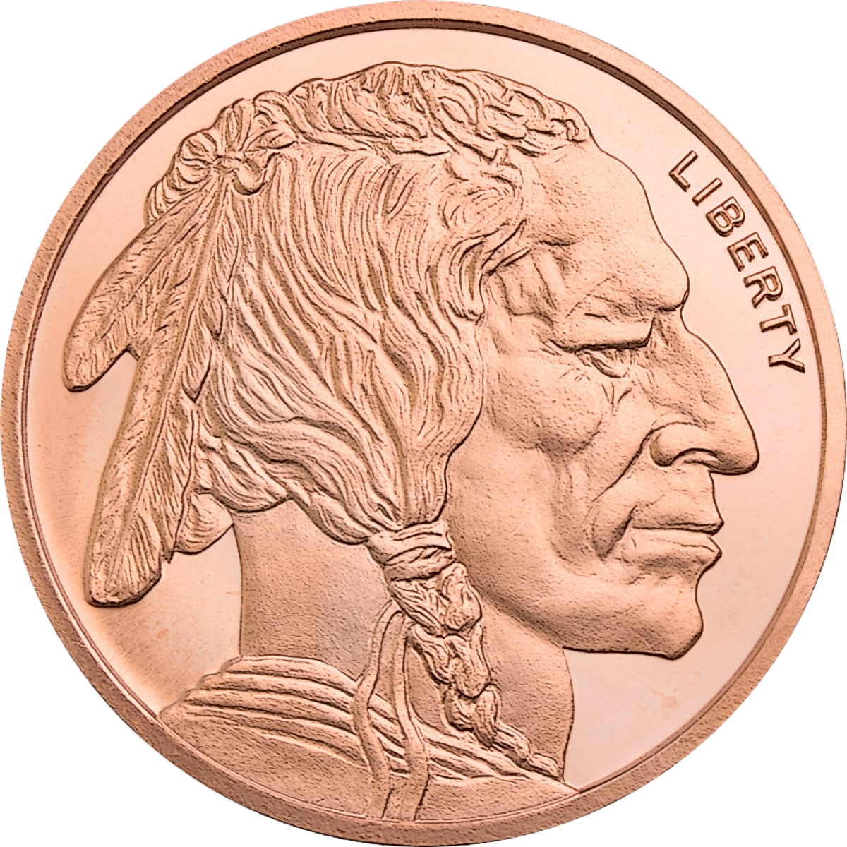 Buy 1 AVDP oz Buffalo Copper Round