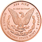 Buy 1 AVDP oz Morgan Copper Round