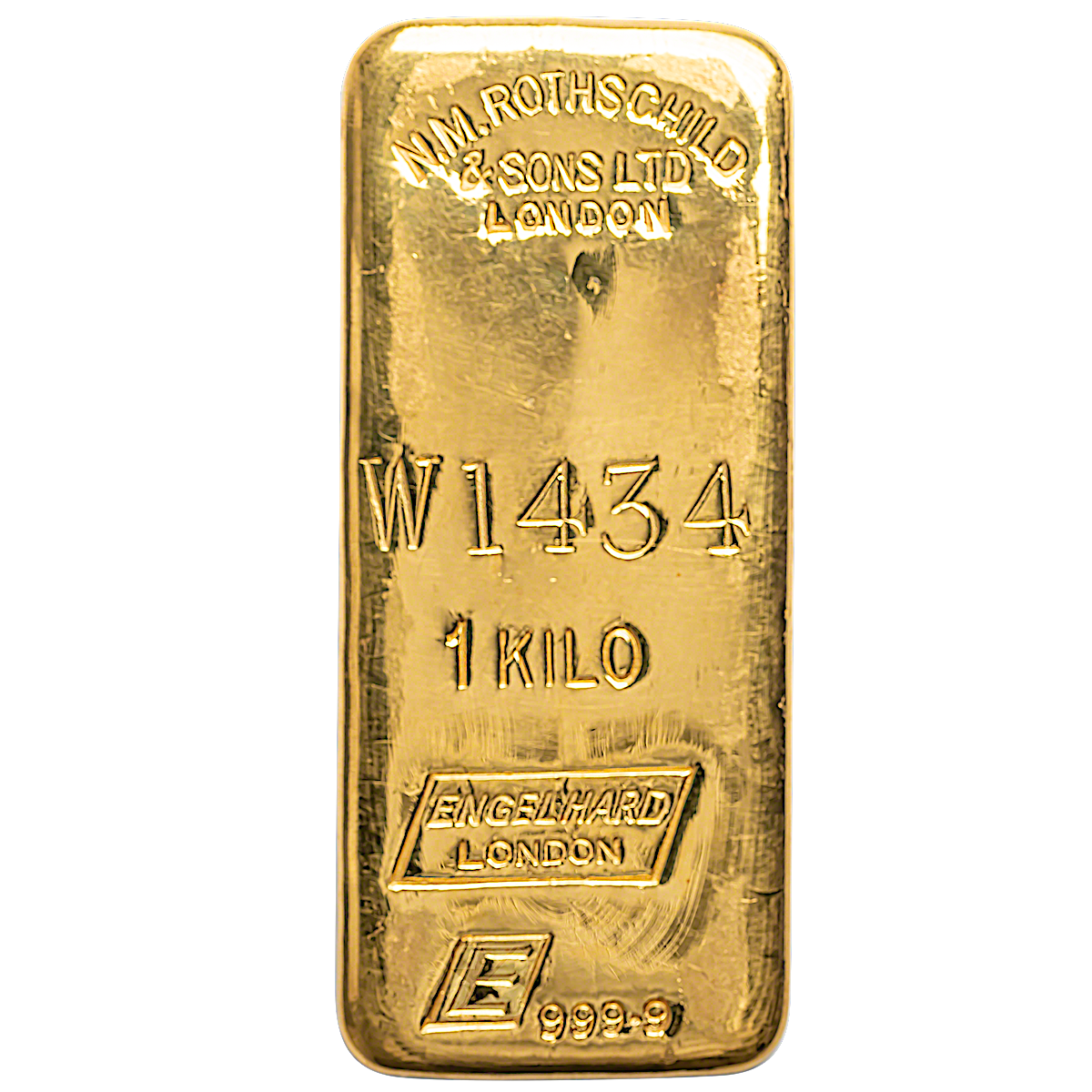 Buy 1 Kilogram N M Rothschild and Sons Ltd Gold Bullion Bar