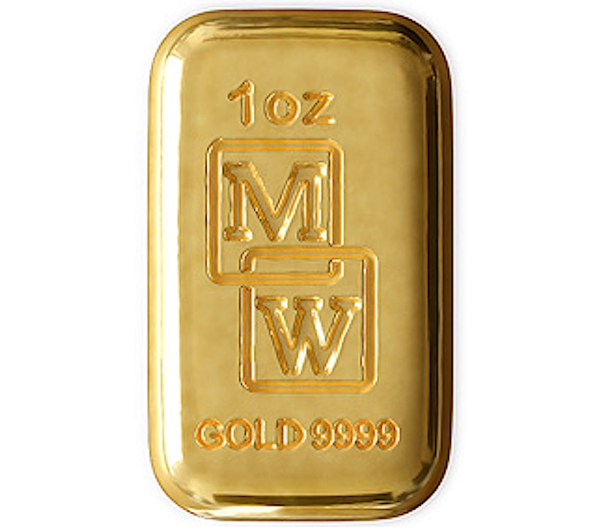 Buy 1 oz Morris and Watson Cast Gold Bullion Bar