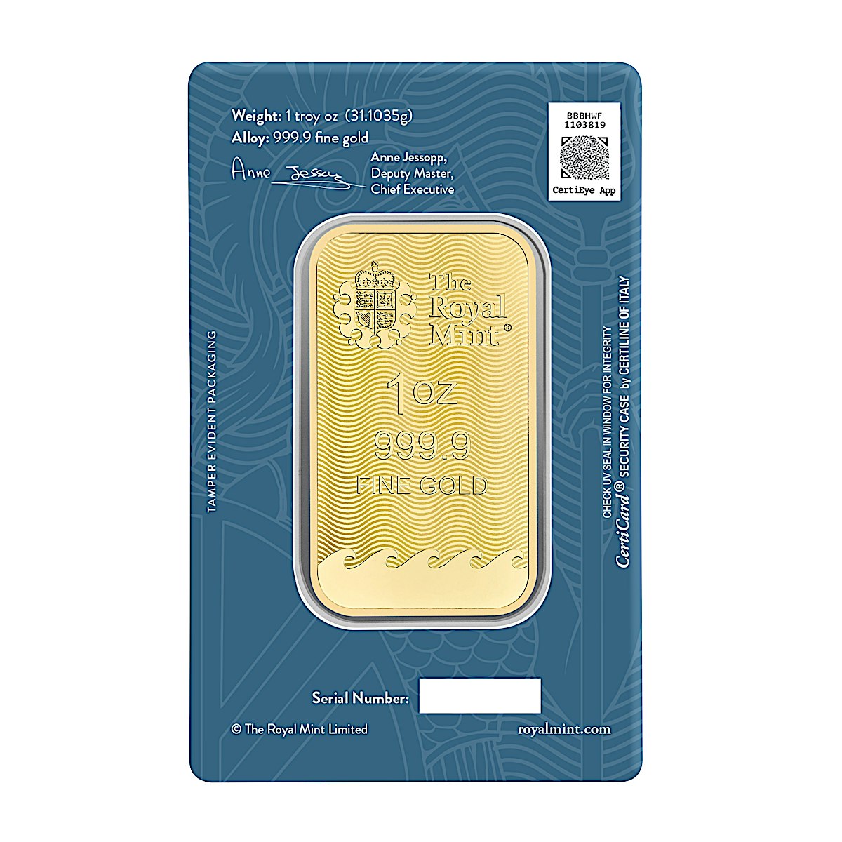 Buy 1 oz United Kingdom Gold Britannia Bullion Bar