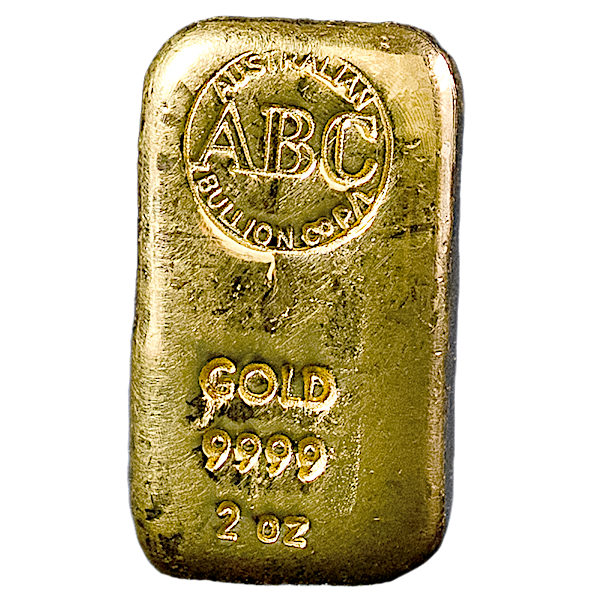 2 oz ABC Gold Bar (Pre-Owned in Good Condition)