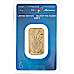 Buy 2023 10 Gram Argor-Heraeus Lunar Rabbit Gold Bar