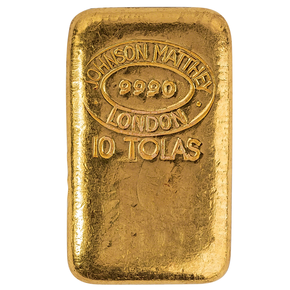 Buy 10 Tola Johnson Matthey Cast Gold Bullion Bar