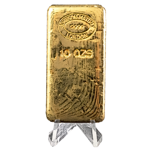 10 oz Johnson Matthey Gold Bar