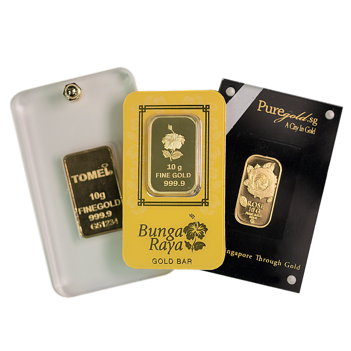 Buy 10 Gram Gold Bullion Bar - Various Non-LBMA Brands