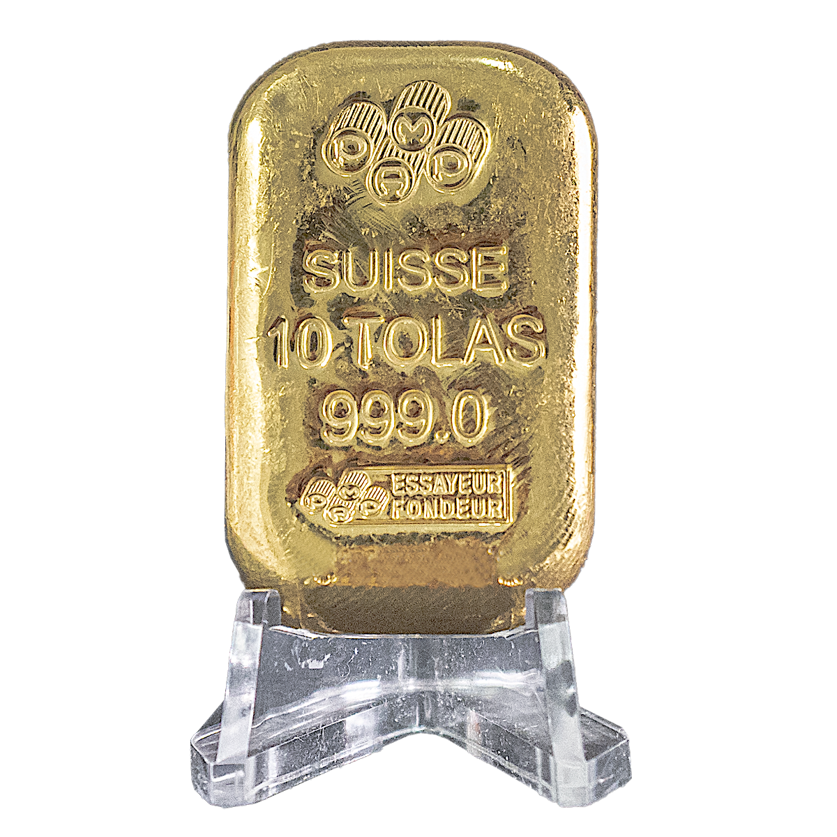 10 Tola PAMP Gold Bar (Pre-Owned in Good Condition)