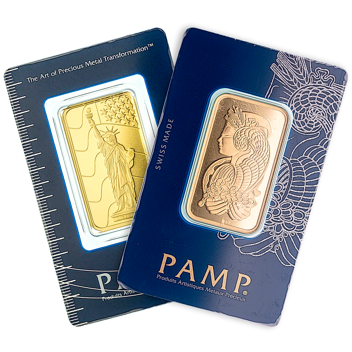 Buy 1 oz PAMP Swiss Gold Bullion Bar (Pre-Owned)