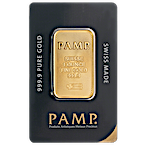 Buy 1 oz PAMP Swiss Gold Bullion Bar - Various Designs