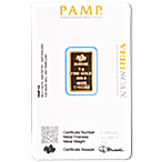 Buy 5 Gram PAMP Swiss Gold Bullion Bar