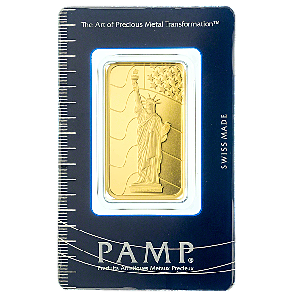PAMP Gold Bar - 1 oz | Pick-up, Vault Storage, Delivery
