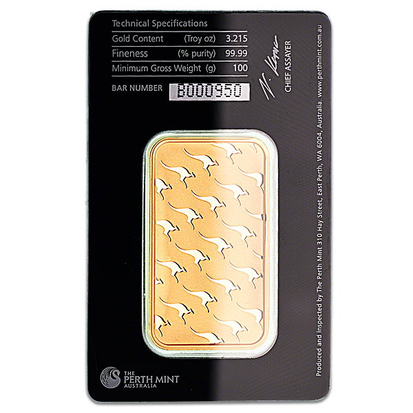 Perth Mint Gold Bar - 100 g