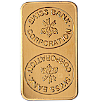 Buy 100 Gram Swiss Bank Corporation Pre-Owned Gold Bullion Bar