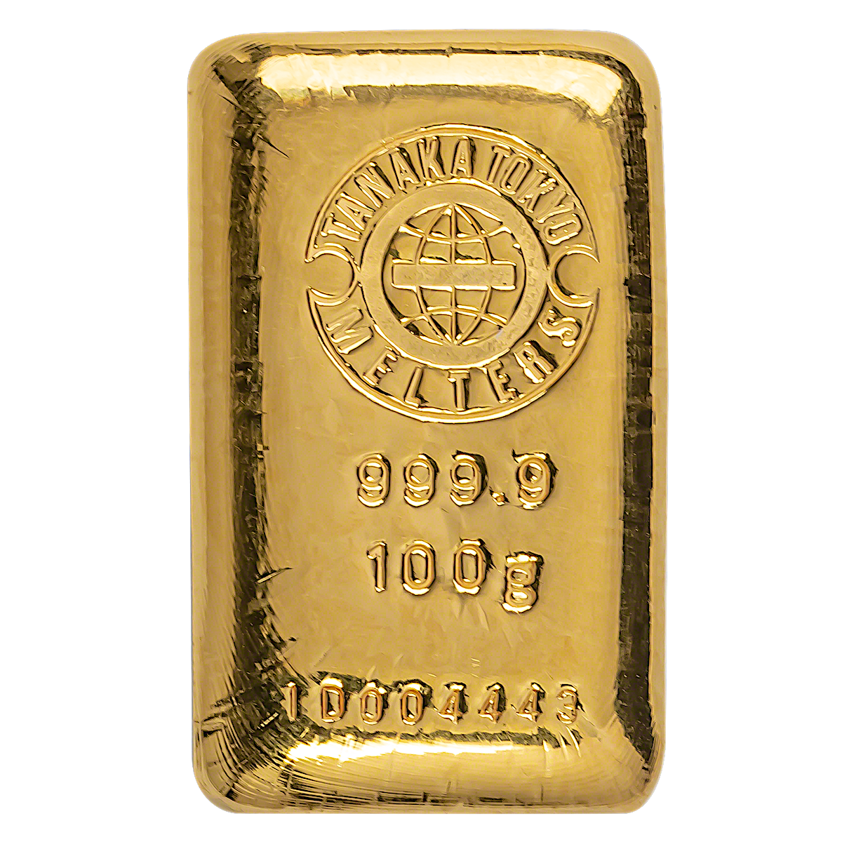 Buy 100 Gram Tanaka Tokyo Gold Cast Bullion Bar