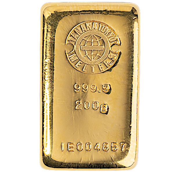 Buy 200 Gram Tanaka Gold Bullion Bar
