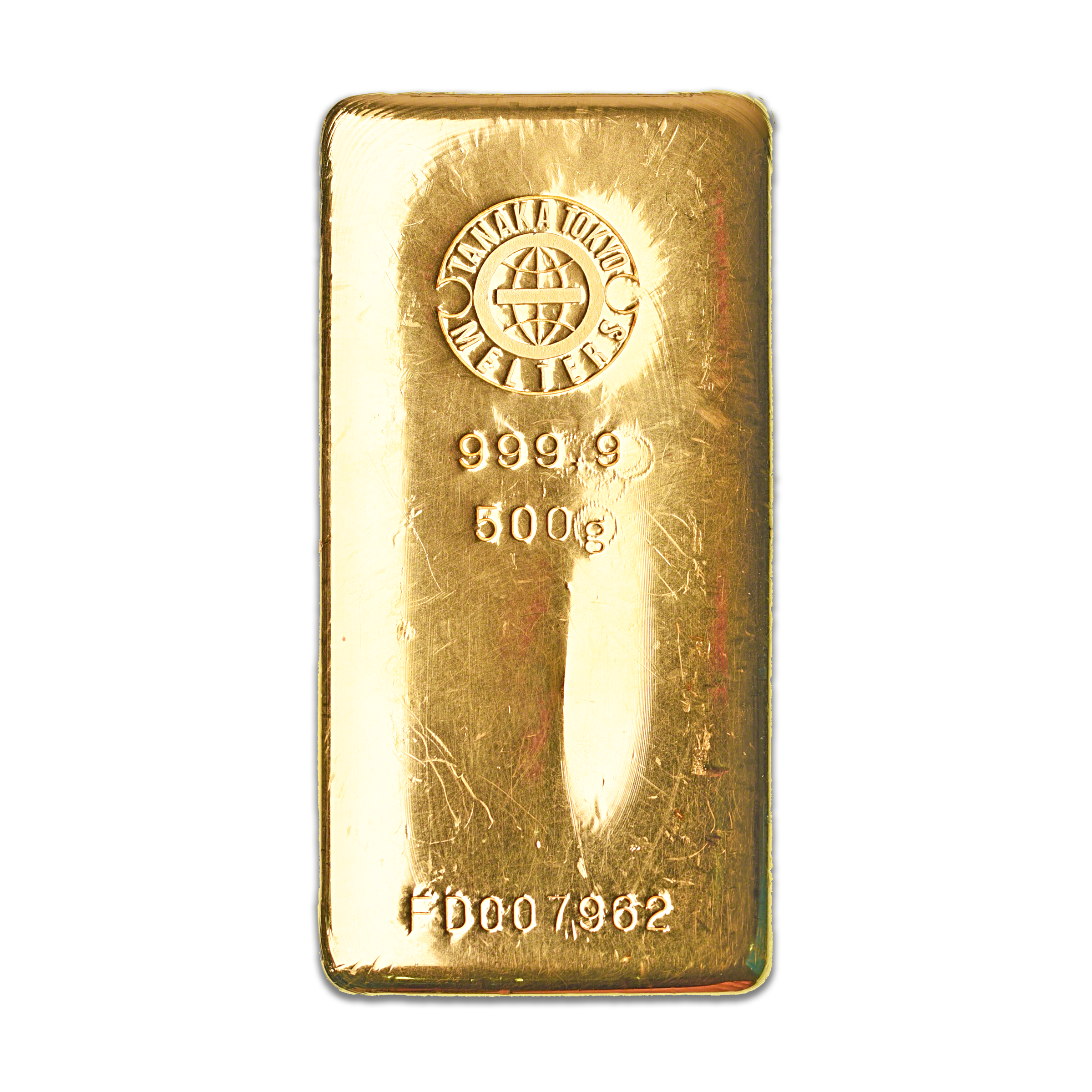 Tanaka Kikinzoku Gold Bar - 500 g - BullionStar Singapore