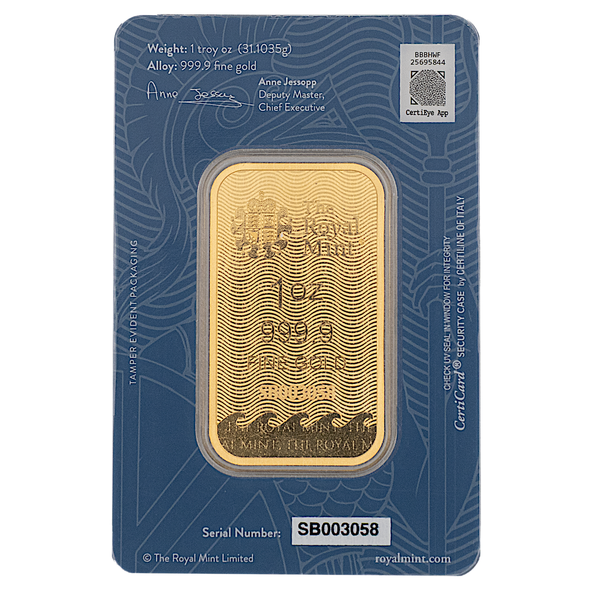 Buy 1 oz United Kingdom Gold Britannia Bullion Bar
