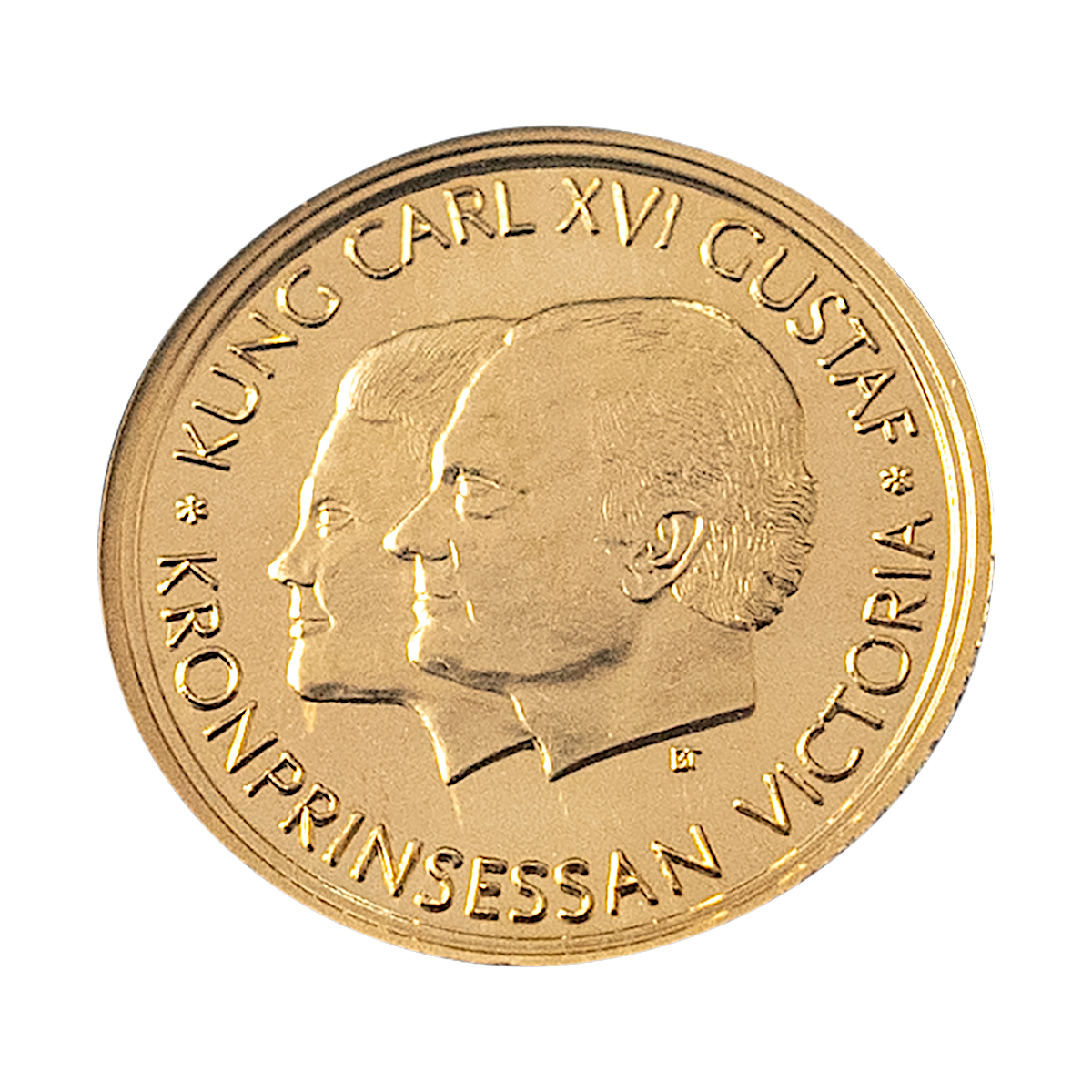 1999 11.7 gram Gold Swedish 2000 Kronor Coin